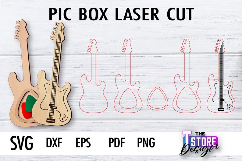 Pic Box Laser Cut SVG Bundle | Pic Box SVG Design | Laser Cut Files ...