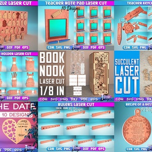 Mega Laser Cut Bundle SVG CNC Files Engraving SVG - Etsy Australia