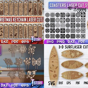 Laser Cut Mega Bundle SVG CNC Files Engraving SVG Design Laser Huge ...
