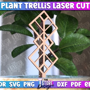 Plant Stakes SVG | Plant Trellis SVG | Laser Cut | Plant Trellis Laser ...