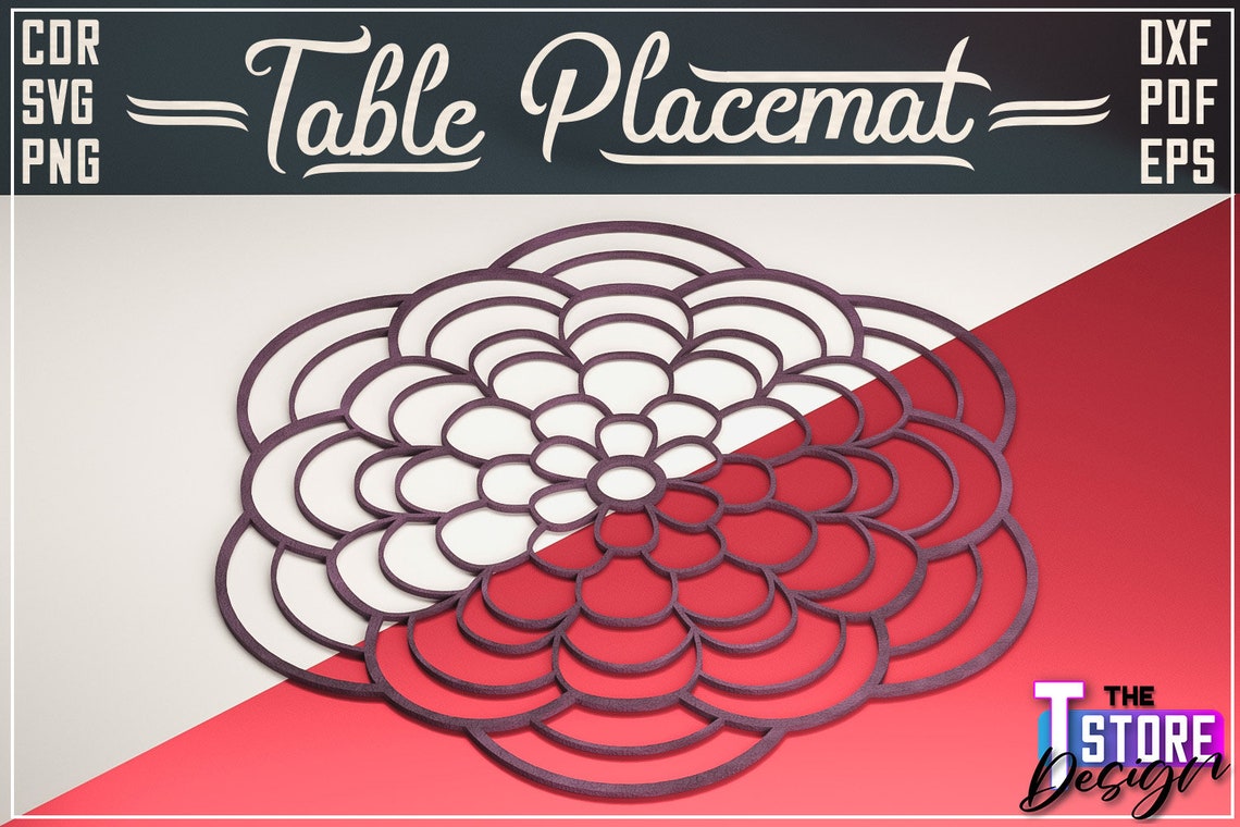 Table Placemat SVG Bundle | Kitchen Design SVG | Funny Quotes - Etsy