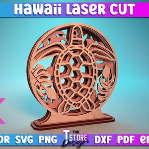 Hawaii Laser Cut SVG Bundle | Hawaii SVG Design | Laser Cut Files | CNC ...