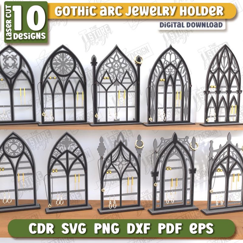 Gothic Jewelry Wall Case - Etsy
