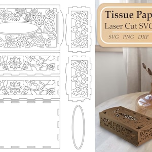Tissue Paper Box SVG Bundle | Tissue Box SVG Design | Laser Cut Files ...