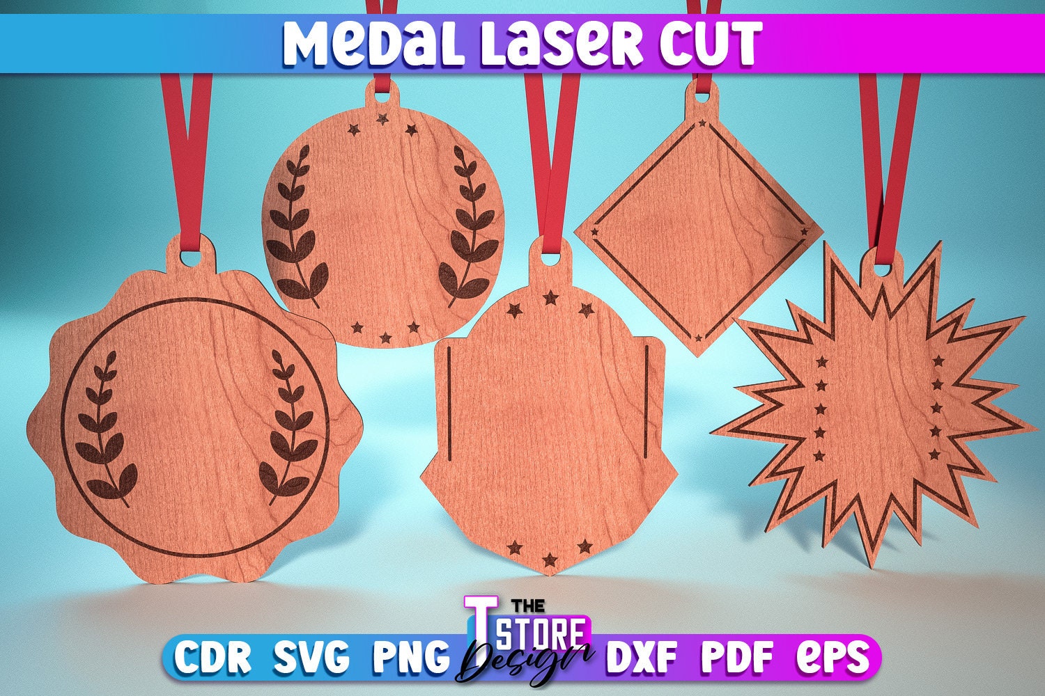 Medal Laser Cut SVG Bundle | Medal SVG Design | Laser Cut Files - Etsy UK