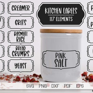 Kitchen Labels SVG Bundle | Kitchen Design | Funny Quotes V.3 - Etsy