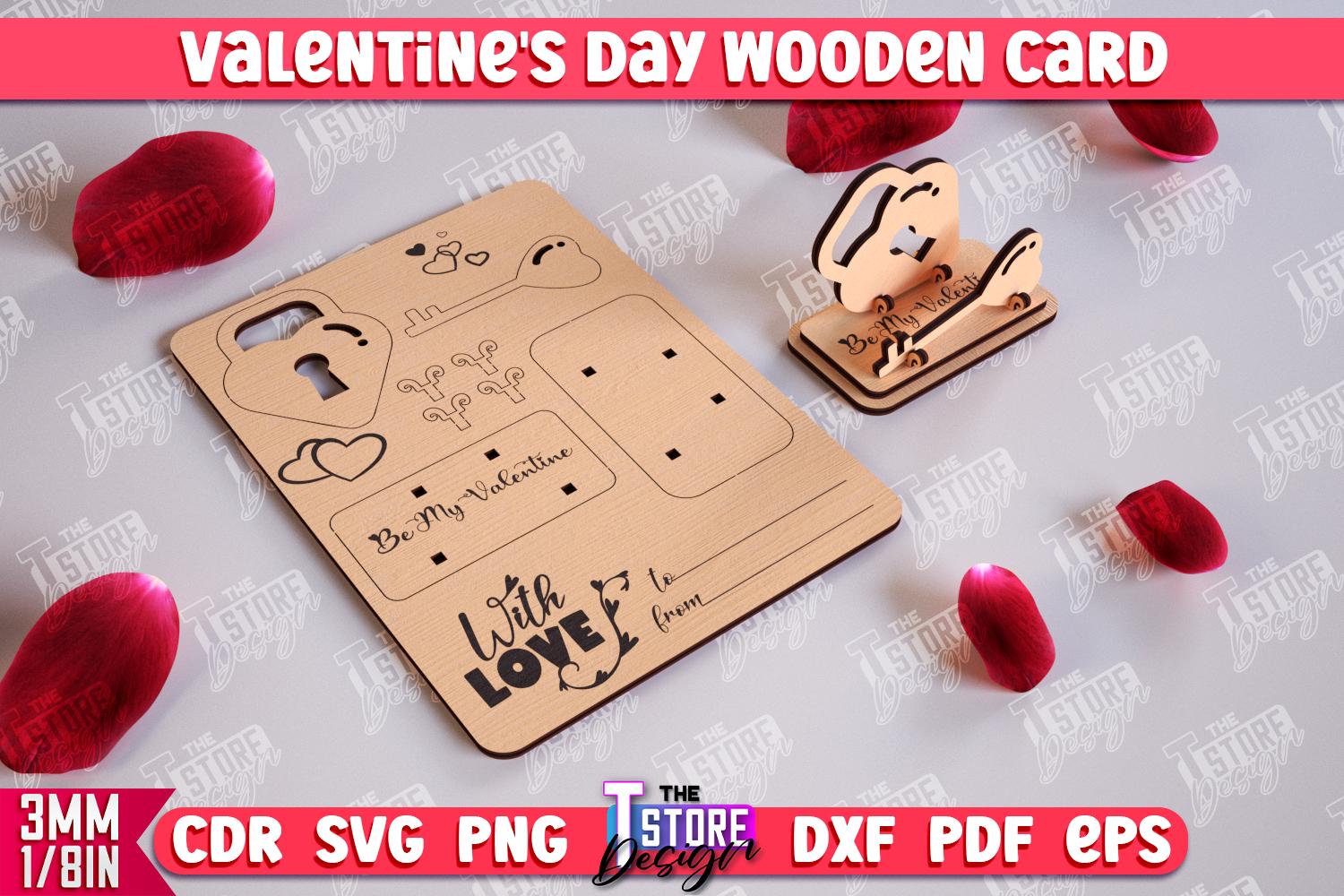 Valentine's Day Wooden Card Laser Cut Bundle, 3d Valentines Day Pop up ...