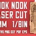 Book Nook SVG Design | Laser Cut Files | CNC Files - Etsy