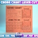 Chore Chart Laser Cut SVG Bundle | Chore Chart SVG Design | Laser Cut ...