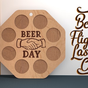 Beer Flights Laser Cut | Alcohol SVG Design | Laser Cut Files - Etsy