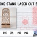Phone Stand Laser Cut SVG | Cell Phone Stand SVG Bundle - Etsy