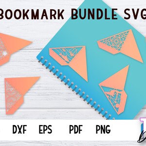 Corner Bookmark SVG Bundle | Book Lover SVG | Book Nook SVG - Etsy
