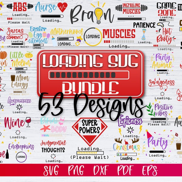 Deserved Vacation Loading Svg - Etsy