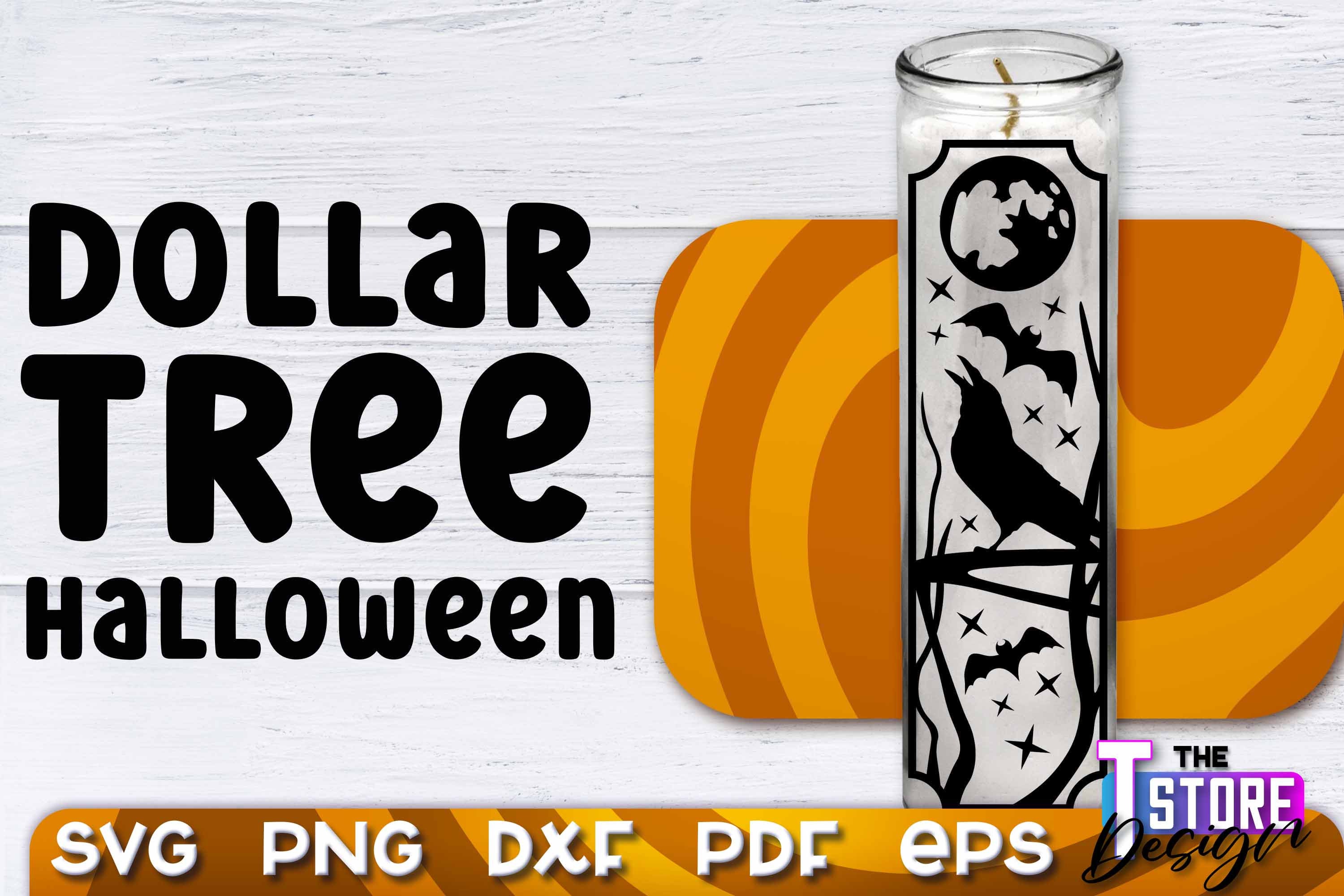Dollar Tree Candle SVG Halloween SVG Bundle Halloween - Etsy