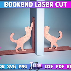 Bookend Laser Cut SVG Bundle |book SVG Design | Laser Cut Files - Etsy