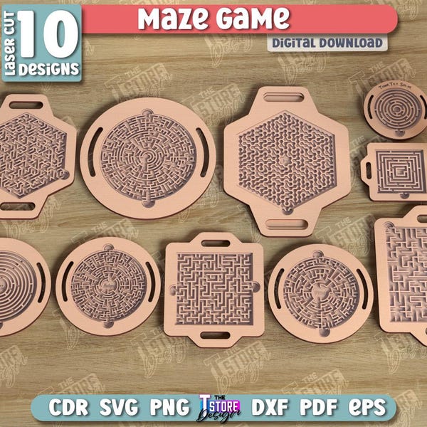 Laser Cut Maze Games - Etsy UK
