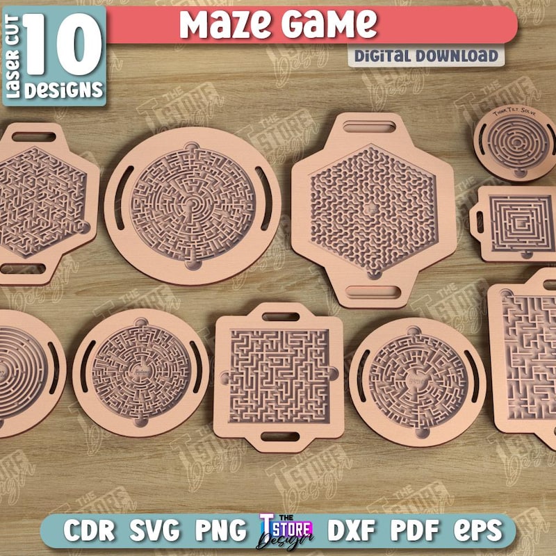 Mazes Laser - Etsy