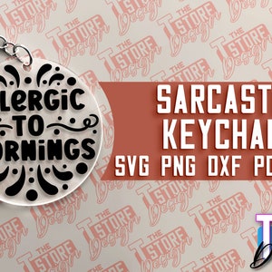 Sarcastic Keychain SVG Bundle | Funny Keychain Quotes SVG | Sassy ...