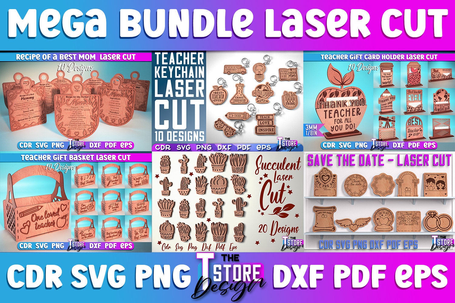 Laser Cut Mega Bundle SVG CNC Files Engraving SVG - Etsy Canada