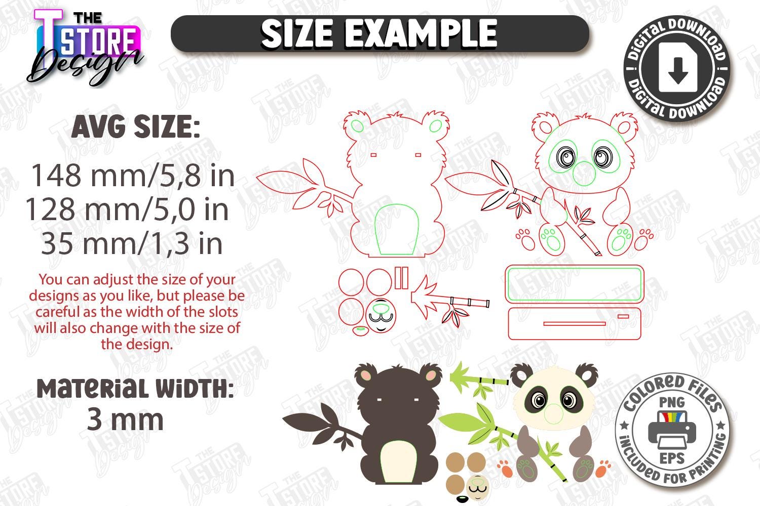 3D Animal Glasses Holders Laser Cut Bundle, Cute Eyeglass Stands ...