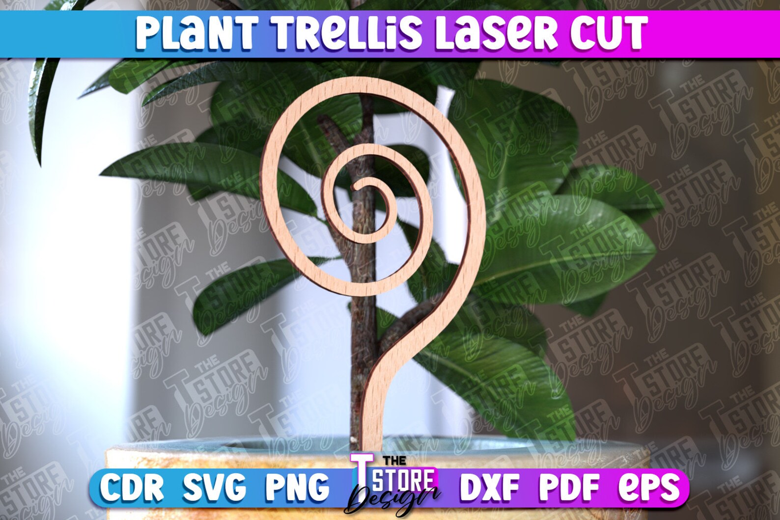 Plant Stakes SVG | Plant Trellis SVG | Laser Cut | Plant Trellis Laser ...