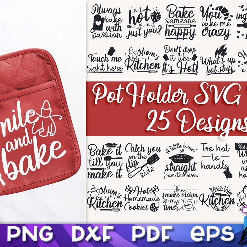 Pot Holder Svg - Etsy
