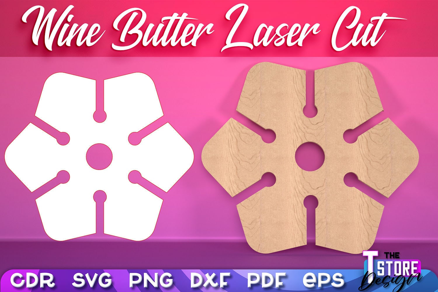 Wine Butler Laser Cut | Wine Holder SVG Design | Laser Cut Files ...