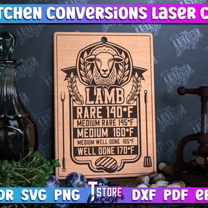 Decorative Kitchen Conversions Laser Cut | Kitchen SVG Design | Laser ...
