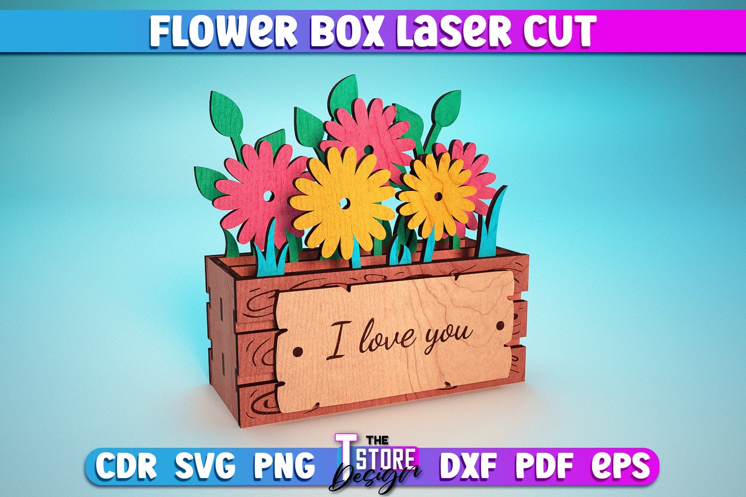 Flower Box Laser Cut SVG Bundle Flower Bouquet Box SVG - Etsy Canada