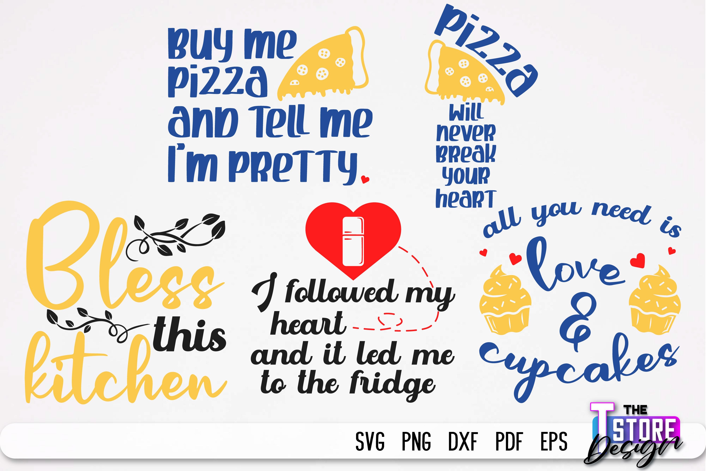 Kitchen SVG Bundle Kitchen Design SVG Funny Quotes Home - Etsy