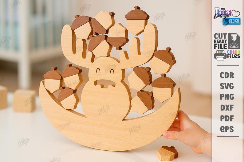 3d Balancing Game Laser Cut Bundle, Kids Board Game, Montessori Game ...