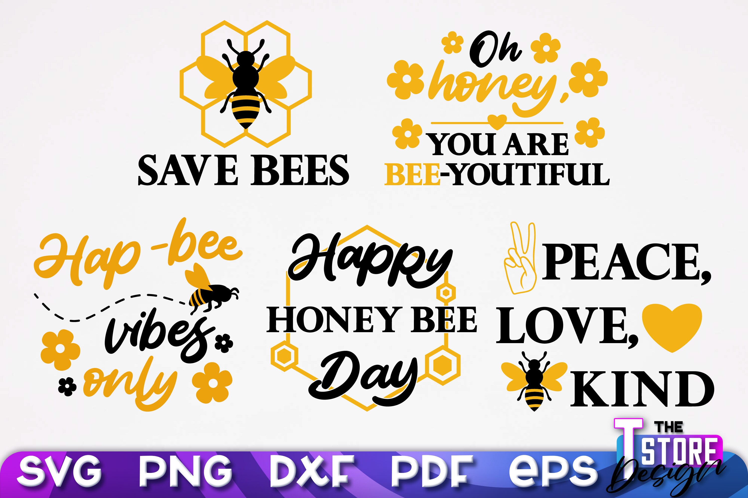 Bees Quotes SVG Bundle Honey Bee SVG Honey Bee Quotes SVG - Etsy Hong Kong