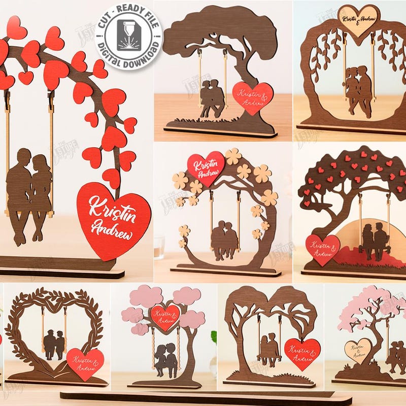 Valentines Table Trees - Etsy