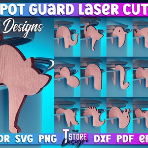 Pot Guard Laser Cut SVG Bundle | Pot Guard SVG Design | Laser Cut Files ...
