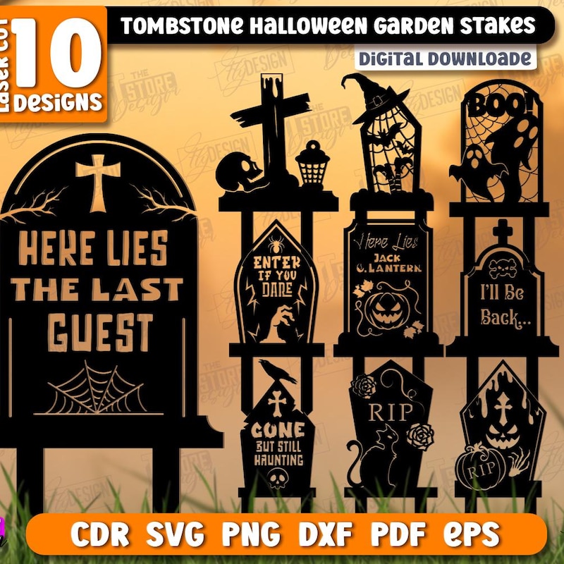 Halloween Tombstone - Etsy