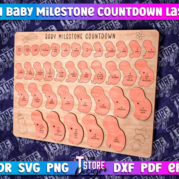 Pregnancy Countdown - Etsy