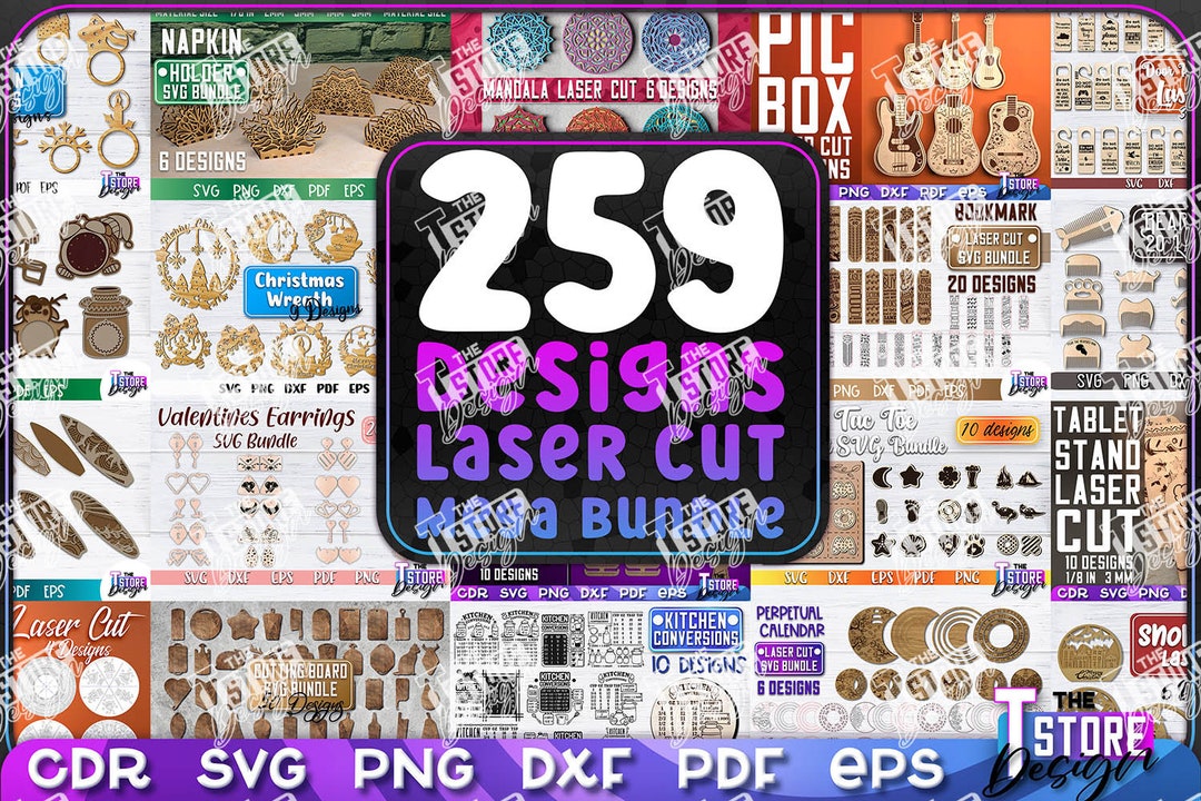Laser Cut SVG Mega Bundle | Engraving SVG | CNC Files - Etsy