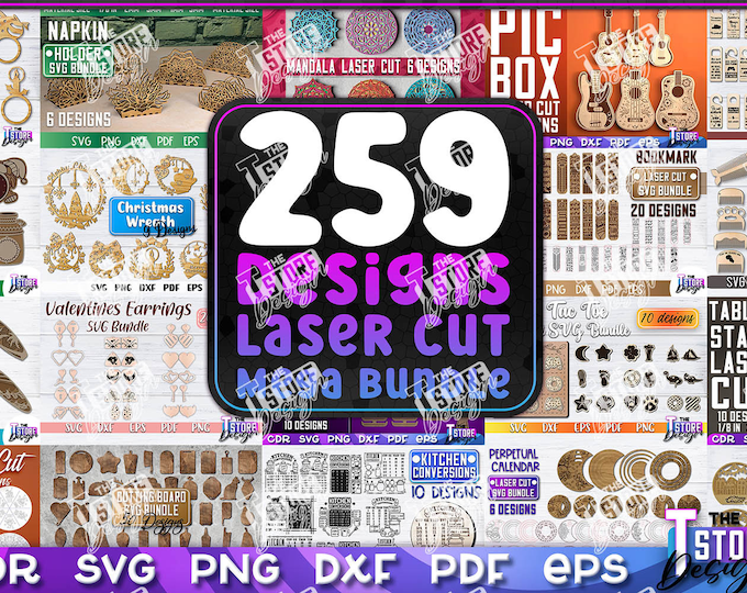 Tissue Paper Box SVG Bundle | Tissue Box SVG Design | Laser Cut Files ...