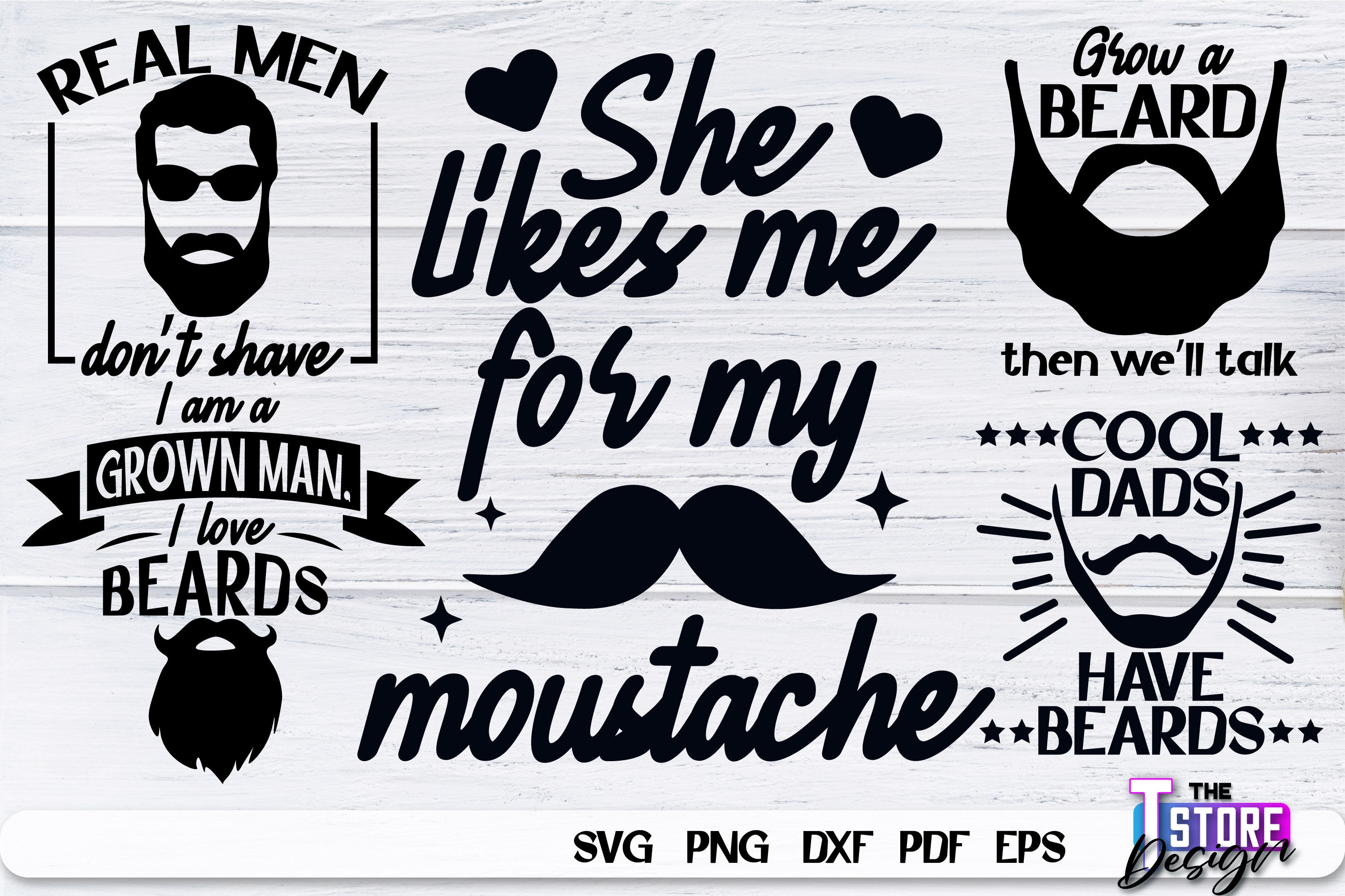 Beard SVG Design Funny Quotes SVG Design Bearded Men SVG - Etsy