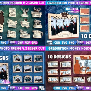 Graduation Mega Bundle | Mega Grad SVG Bundle | Class of 2024 Laser Cut ...