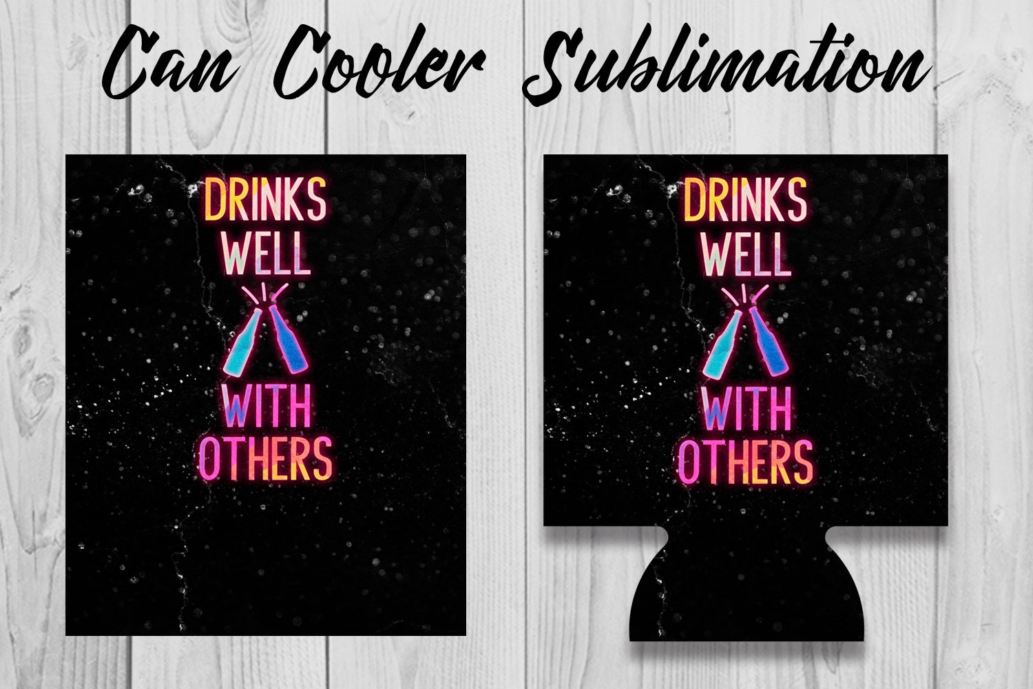 Can Holder Sublimation | Can Cooler Quotes Sublimation Bundle | PNG ...