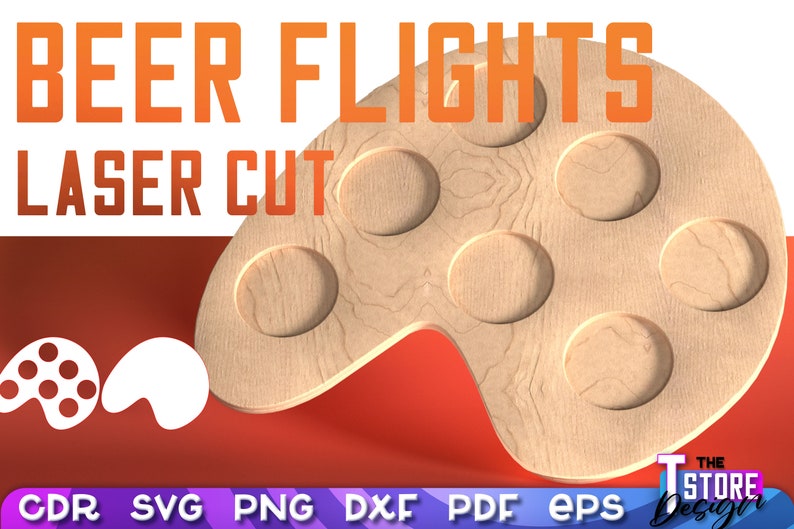 Beer Flights Laser Cut Alcohol SVG Design Laser Cut Files - Etsy