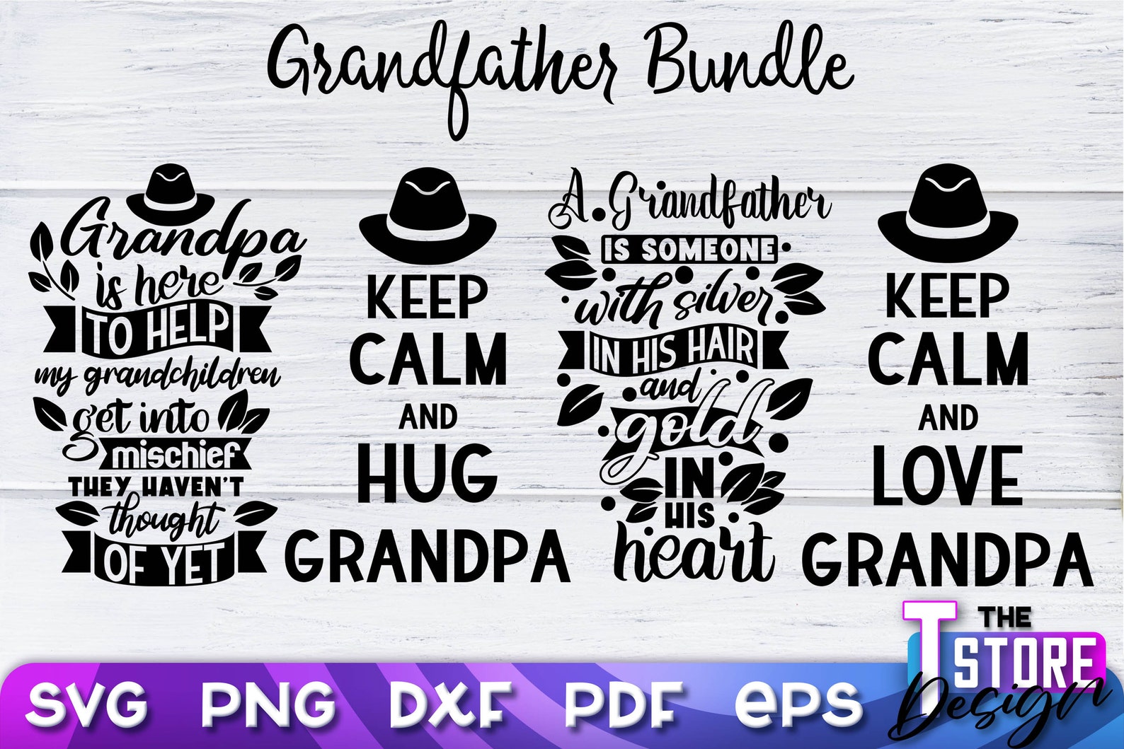 Grandpa SVG Bundle Grandparents SVG Bundle Grandfather SVG - Etsy