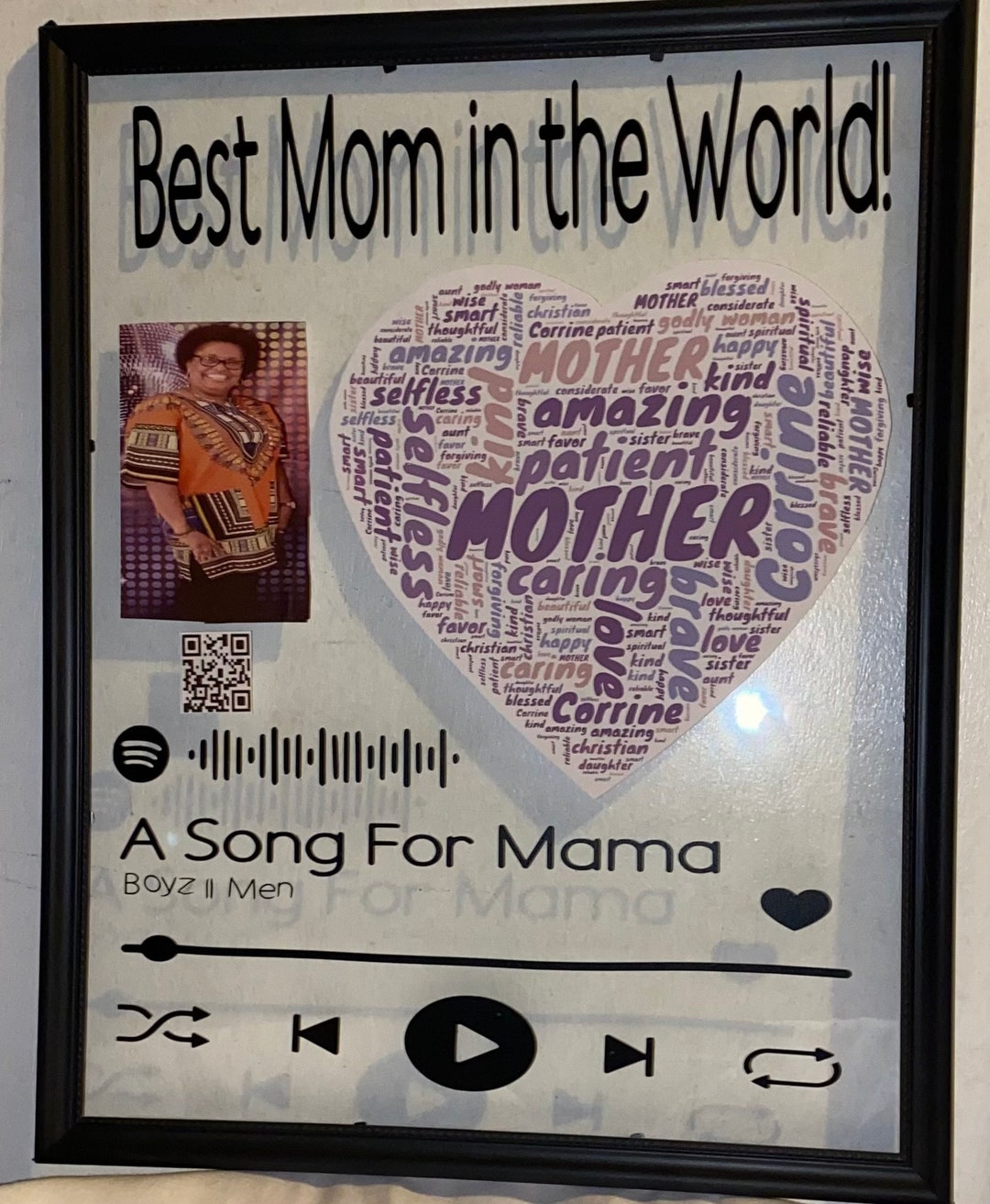 Music Memory Frame - Etsy