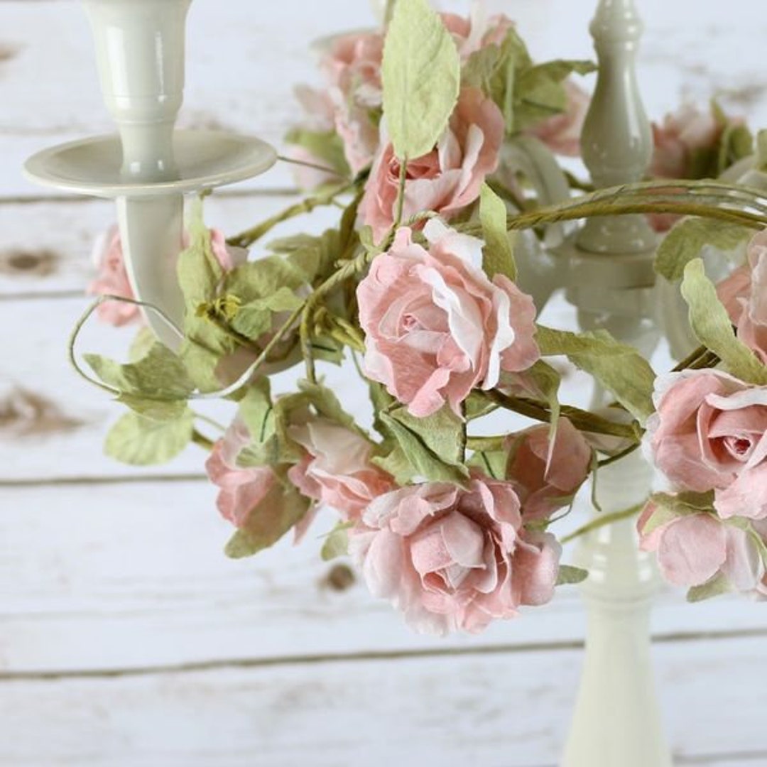 Light Pink Rose Garland Fast & Free UK Delivery - Etsy UK