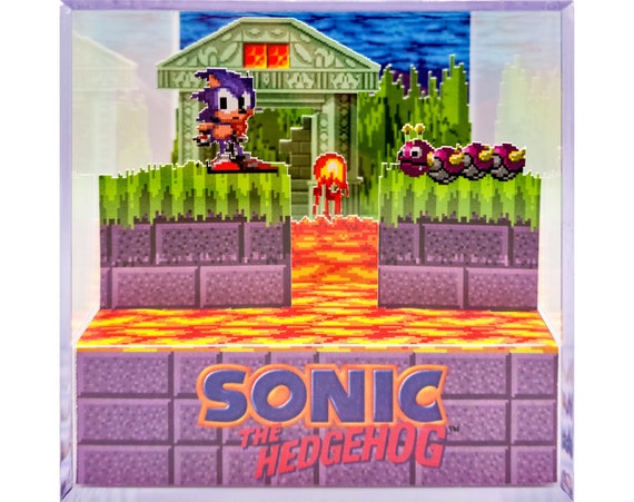 Sonic the Hedgehog Marble Zone Diorama SEGA Series 3D - Etsy Singapore