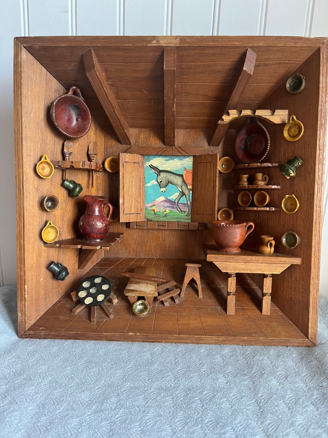 Vintage Wooden 3D Frame Animated Frame - Etsy
