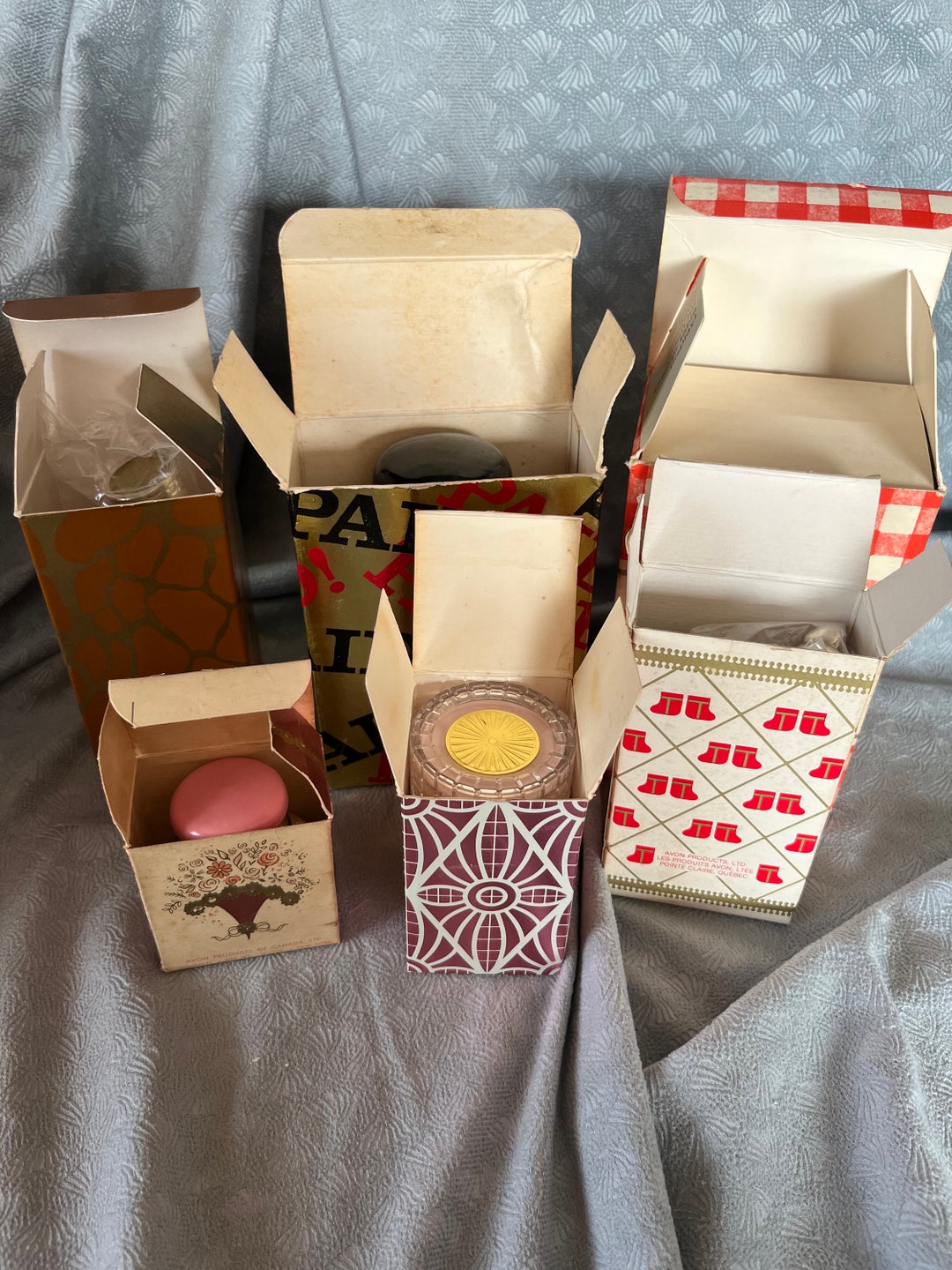 Avon Vintage Products Perfume Powder Original Box 1980 - Etsy