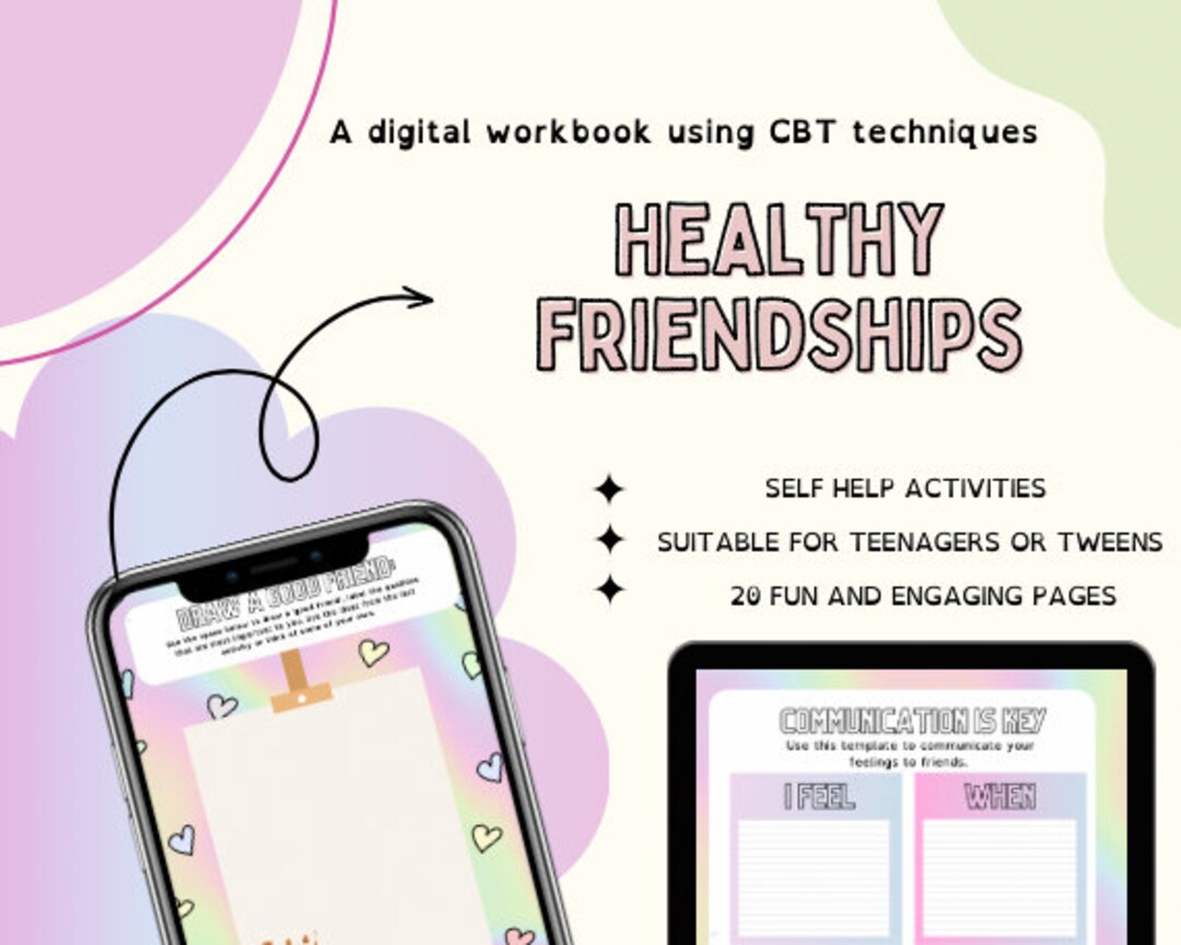 Friendship Support Teens and Tweens PRINTABLE RESOURCE | Emotional ...