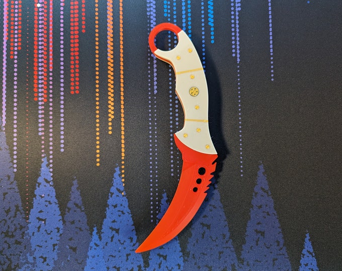 Talon Knife Doppler Ruby Counter-strike 2 CS:GO Life Size 3D Printed ...